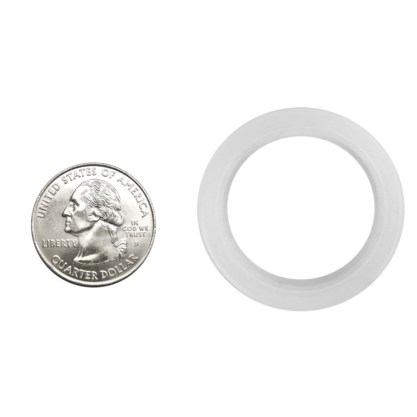 1" White Rubber Ring