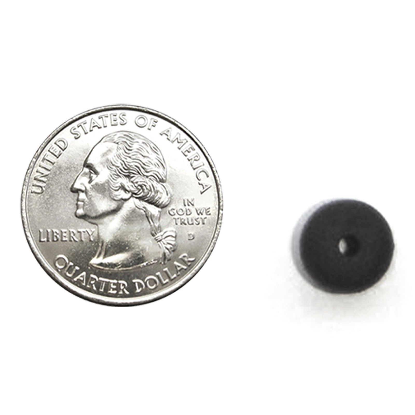 7/16" OD Black Mini Post Rubbers