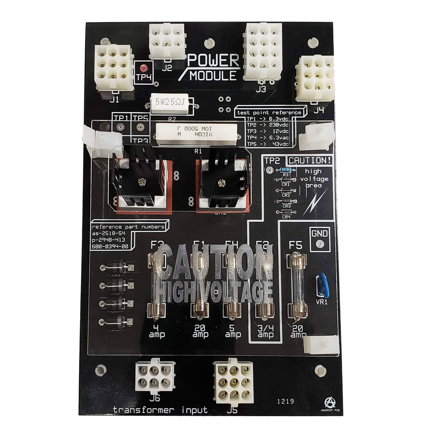 Bally Power Module Board Replacement Assembly