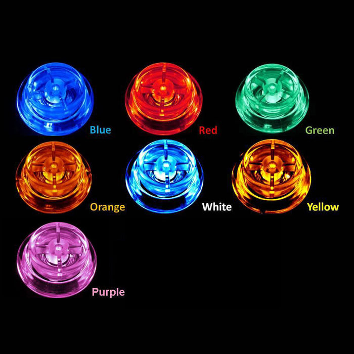 BriteButtons Illuminated Flipper Button Set for Sega/Stern White Star
