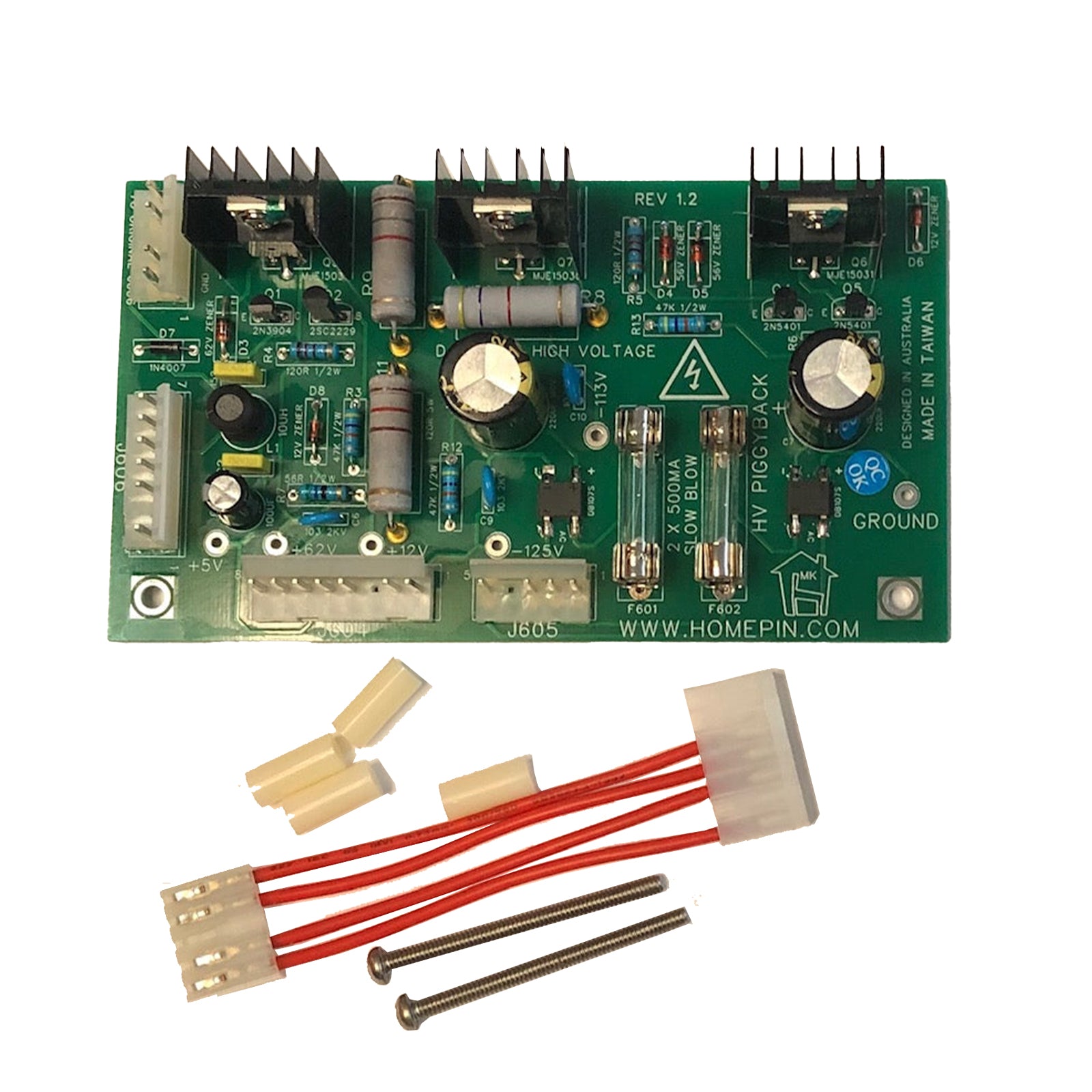 Homepin – DMD High Voltage Piggyback Board