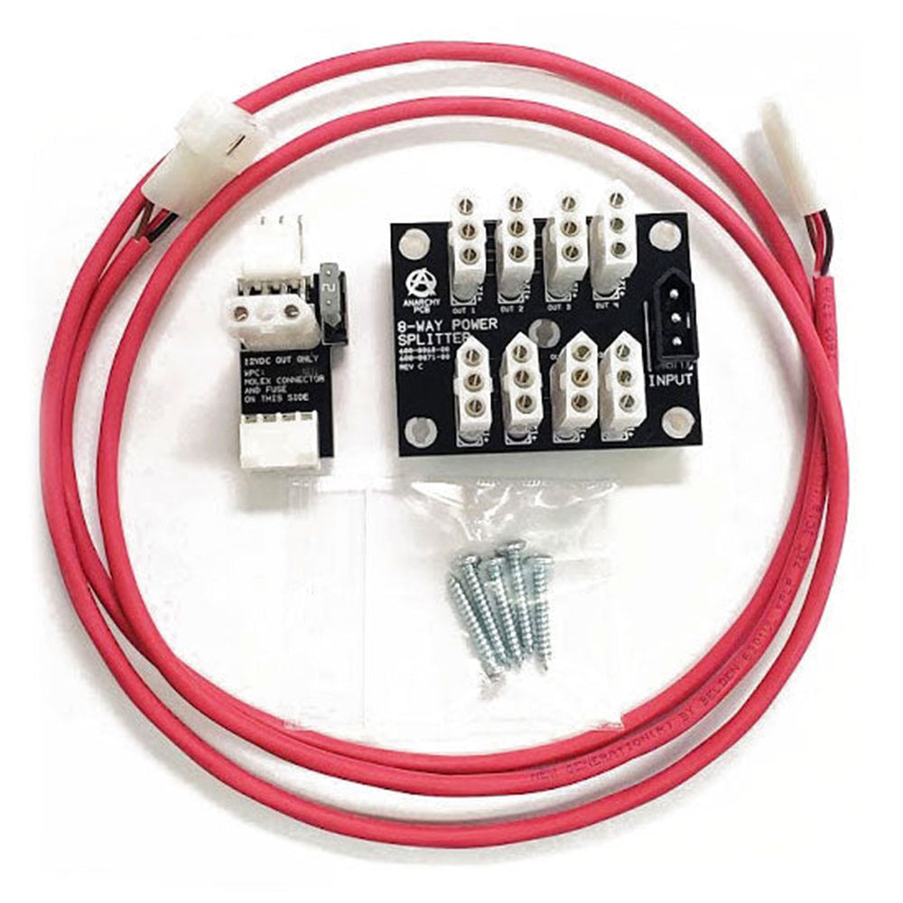 Power Tap and 8-Way Power Splitter Board for Williams/Bally WPC Pinbal